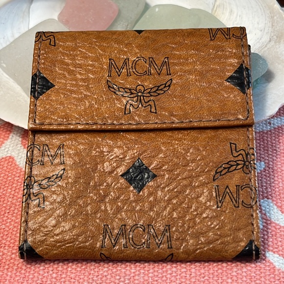 MCM | Bags | Mcm Visetos Coin Pouch Purse | Poshmark